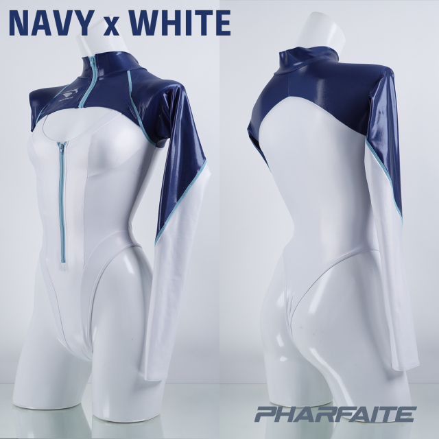 〈SGS素材〉ロングスリーブ T-BACK ハイネックボディスーツ